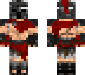 medieval spartan black armored knight | Minecraft Skin