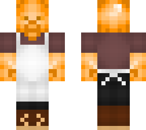 Orange Steve (Outfit) | Minecraft Skin