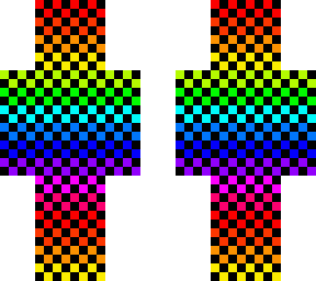 Raindow Checker | Minecraft Skin