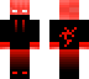 Red Void With beard | Minecraft Skin
