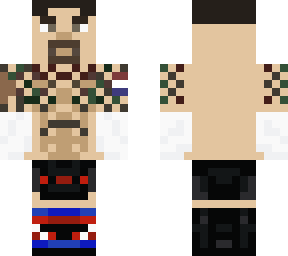 cm punk wwe | Minecraft Skins