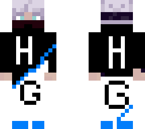 Gojo Saturo | Minecraft Skin