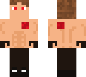 Hombre Corazon de Redstone | Minecraft Skin