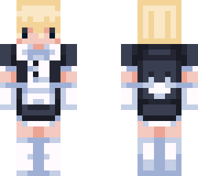 My minecraft skin wearing maid clothes | Minecraft Skin