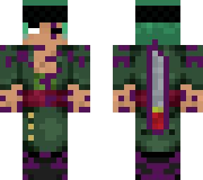 Roronoa Zoro Demon Form | Minecraft Skin