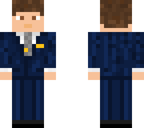Dapper Navy Suit | Minecraft Skin