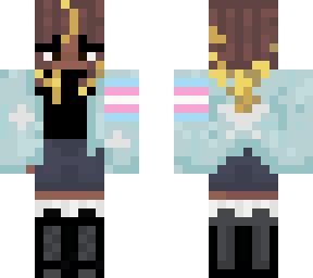 Heart trans pride mc | Minecraft Skin