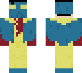 hooded invincible bloody | Minecraft Skin