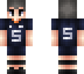 Ryunosuke Tanaka | Haikyu!! | Minecraft Skin