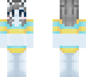 Beach Day Temmie | Minecraft Skin