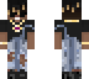 Dreadlocks & Overalls | Minecraft Skin