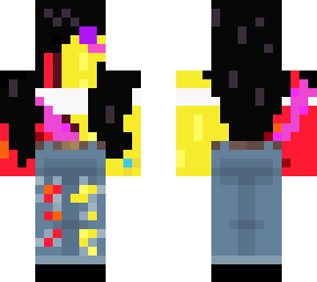 Girl egg good and evil | Minecraft Skin