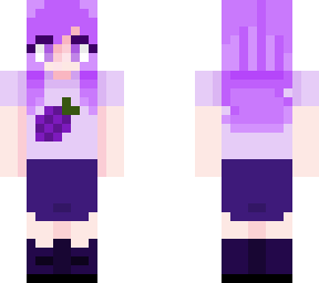 Grape girl | Minecraft Skin