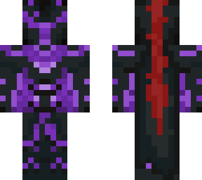 Igris ( Shadow Form ) PURPLE | Minecraft Skin