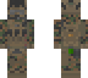 USMC Digital Camo Rig (Quad lens) | Minecraft Skin