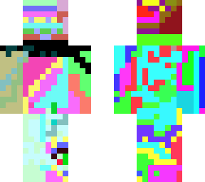 Rainbow Swirl | Minecraft Skin