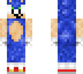 Sonic the hedgehog | Minecraft Skin