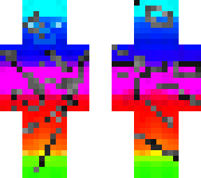 rainbow steve | Minecraft Skins