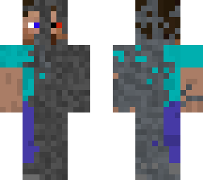 corrupted steve | Minecraft Skin