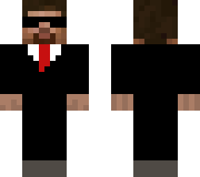 steve in a suit | Minecraft Skins