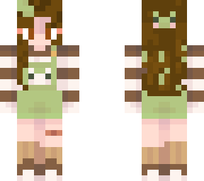 cute frog girl | Minecraft Skins