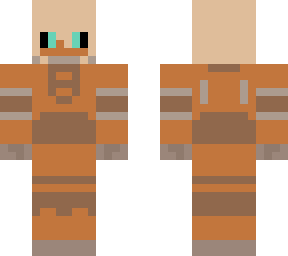 Humanoid copper robot | Minecraft Skin