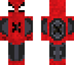 black spiderman | Minecraft Skins