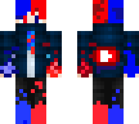 blue and red | Minecraft Skin
