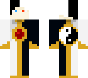 gilded ying yang v2 | Minecraft Skin