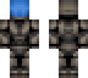 Mjolnir (Mark IV) "Rafflesya Custom" (Blue) | Minecraft Skin