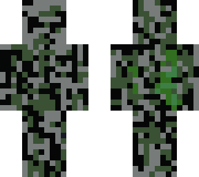 Mossy statue | Minecraft Skin