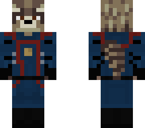 Rocket Raccoon | Minecraft Skin