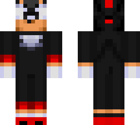shadow the hedgehog | Minecraft Skins