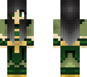 earthbending girl | Minecraft Skin