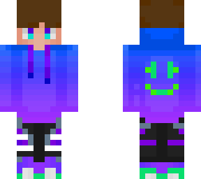 Epic RGB Purple Gamer Skin | Minecraft Skin