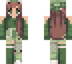 cute frog girl | Minecraft Skins