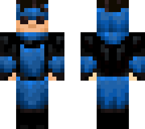 blue suit invincible | Minecraft Skins