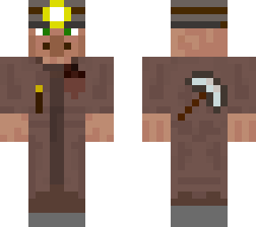 Mining Villager | Minecraft Skin