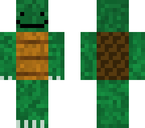 Red eared slider skin, with sand camoflauge underneath | Minecraft Skin