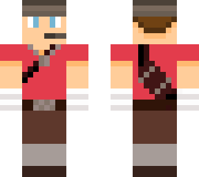 Scout tf2 skin v2 | Minecraft Skin