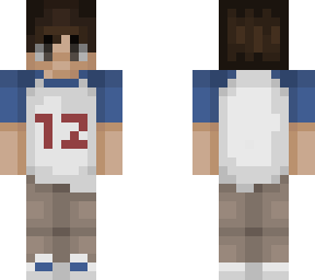 Tshirt Jersey Boy skin | Minecraft Skin