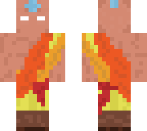 Aang avatar form (time skip) | Minecraft Skin