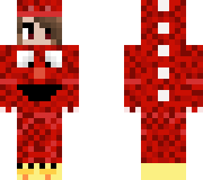 elmo dino | Minecraft Skin