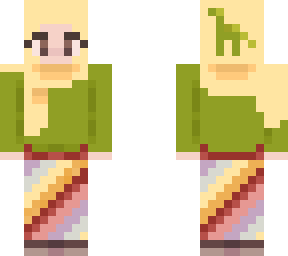 Hijabi Eid Baju Kurung v2 | Minecraft Skin