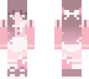 pink bows // reshade contest | Minecraft Skin