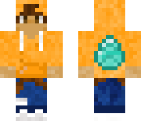 orange hoodie | Minecraft Skins