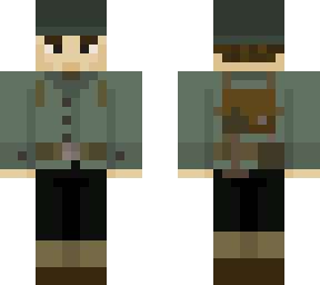 U.S. ARMY RANGER (version 2) Olive Greens | Minecraft Skin