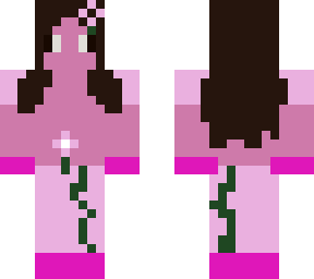 ugly spring girl | Minecraft Skin