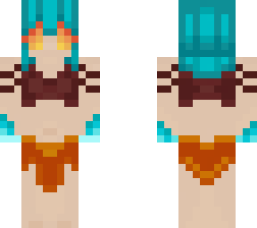 Blaze girl diva | Minecraft Skin