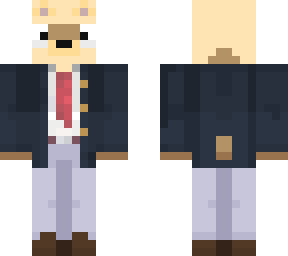 Ferret man uniform skin | Minecraft Skin